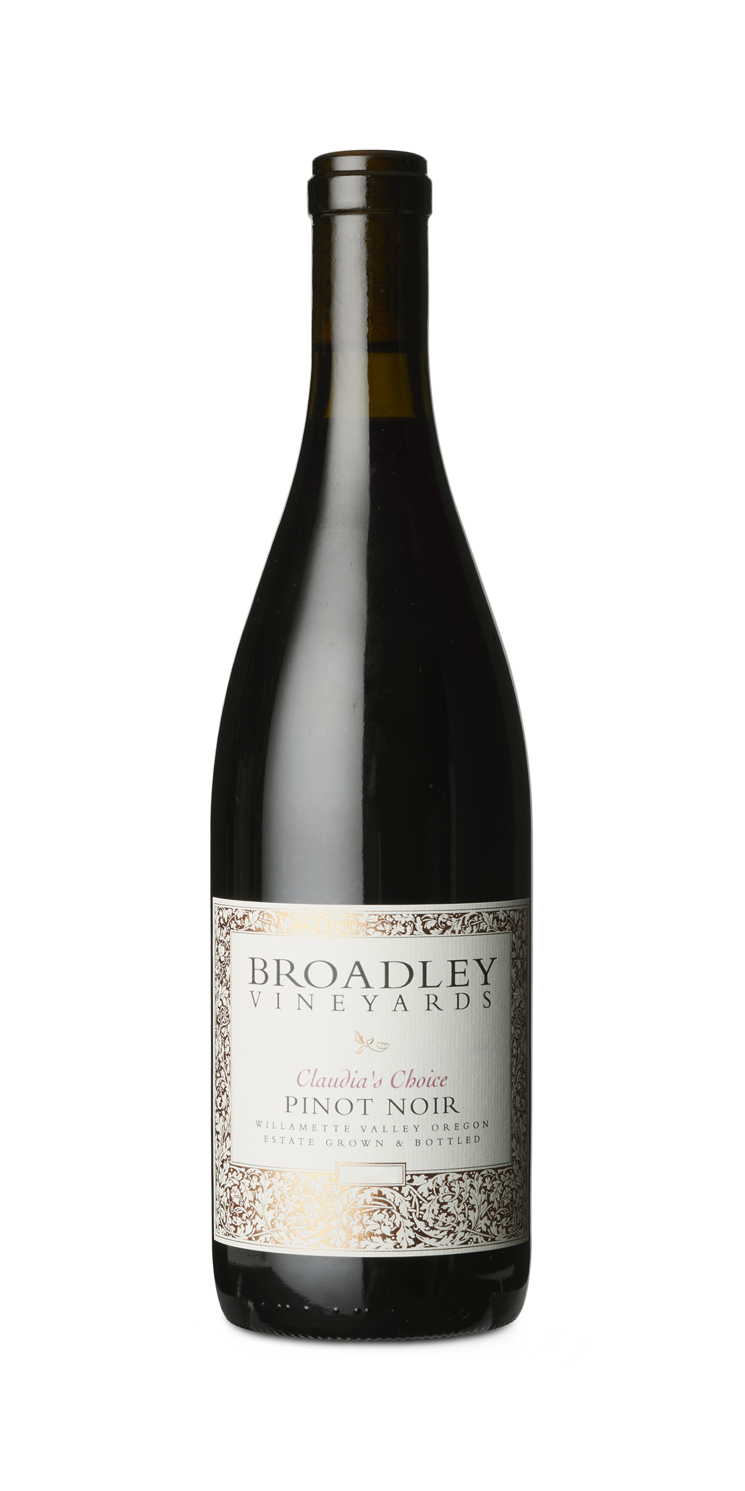 Broadley Winery, Claudia's Choice, Pinot Noir, Willamette Valley, 2019 ...